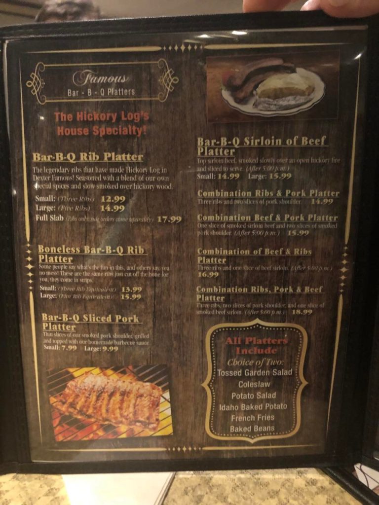 Hickory Log Restaurant & Lounge | Delicious BBQ Ribs in Missouri