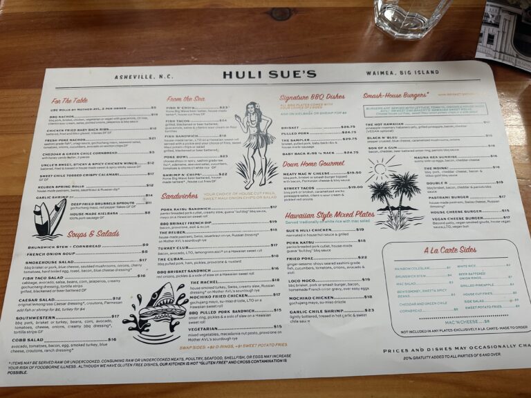Hawaiian BBQ Grill | Huli Sue's | Mackintosh Travels™